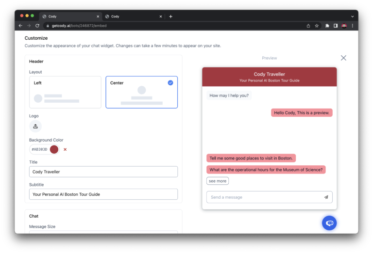 How to Build an AI Website Chatbot Widgets