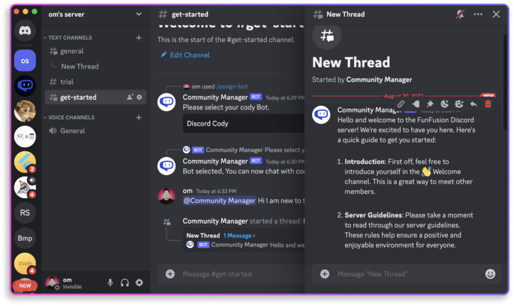 AI For Discord Trained On Your Business